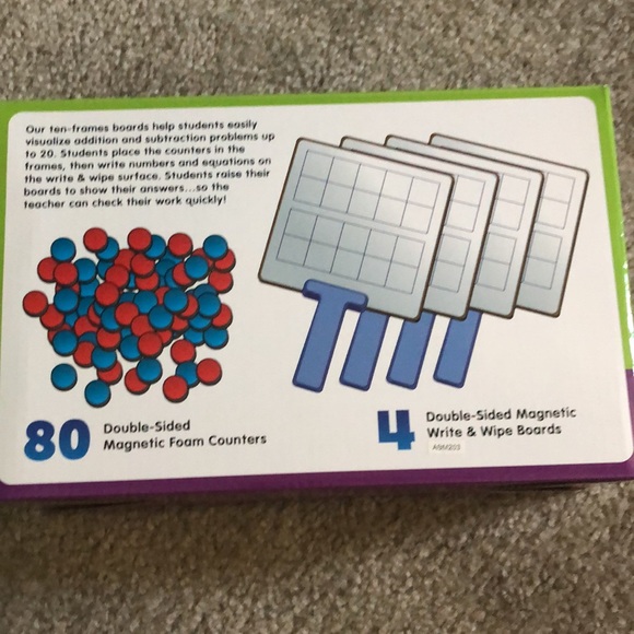 Lakeshore | Office | Lakeshore Magnetic Ten Frame Boards | Poshmark